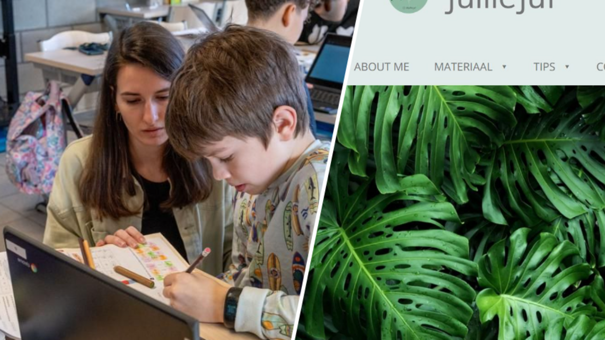 Juf Julie deelt lesmateriaal op online platform: “Andere leerkrachten helpen om droomklas in te ...